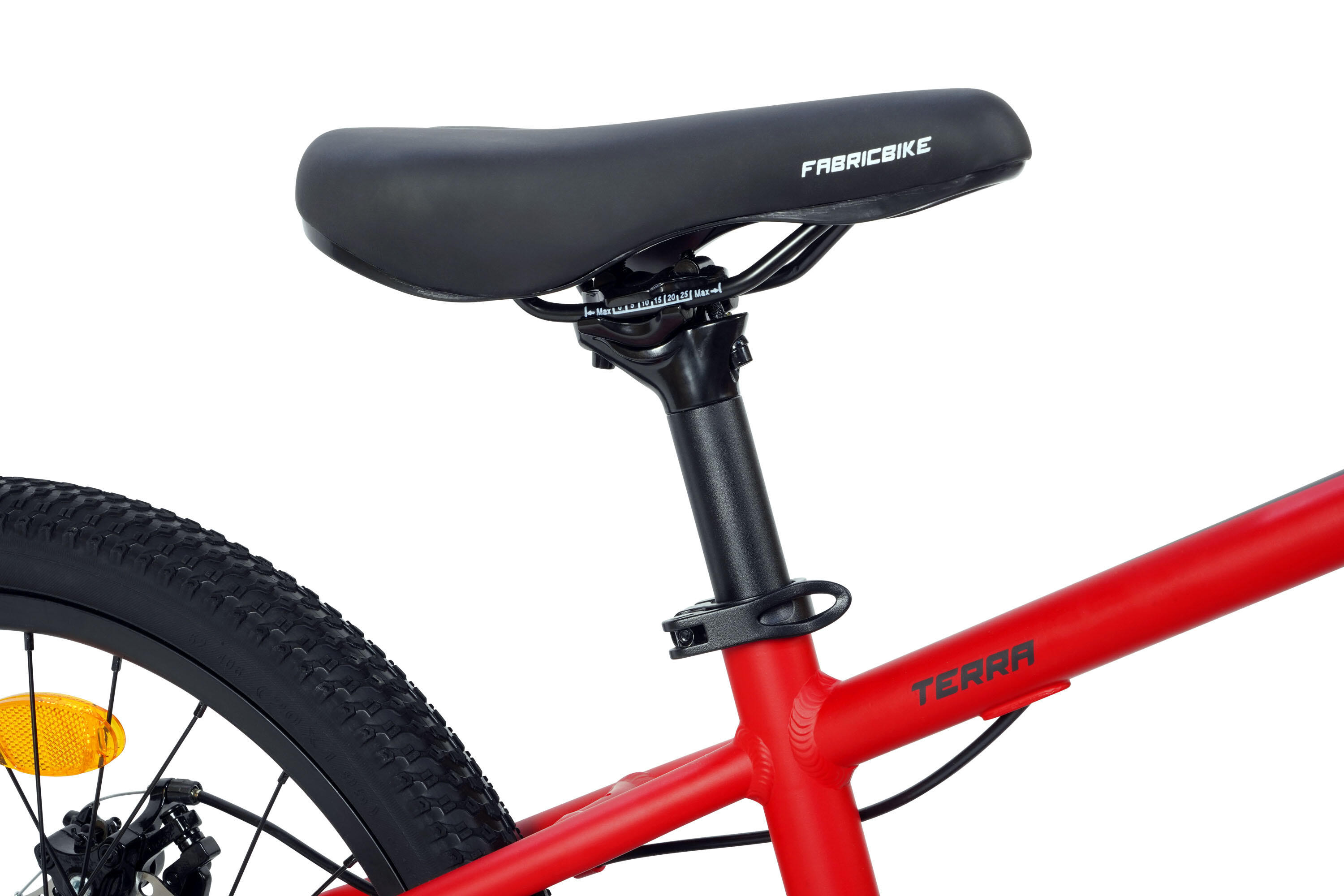 FABRICBIKE Terra - VTT 20'' enfant 6-8 ans, 7V. Matte Red FABRICBIKE ...
