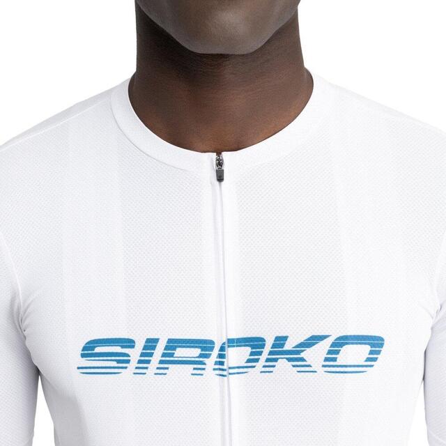 Maillot vélo mesh manches courtes homme Cyclisme M8 Inertia Blanc ...