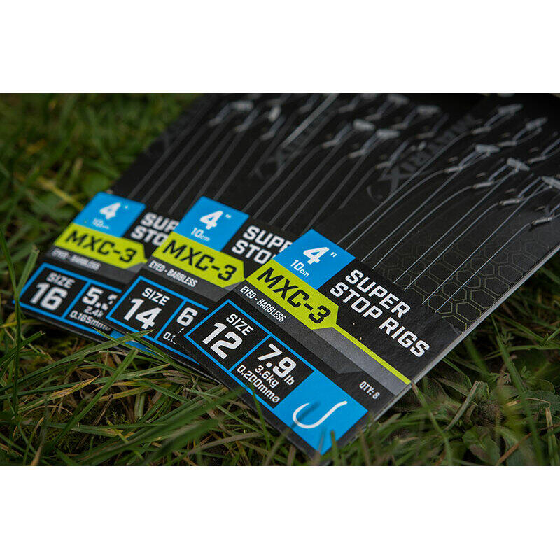 Bas de ligne sans ardillon Matrix MXC-3 Super stop 10cm x8 FISH MATRIX ...