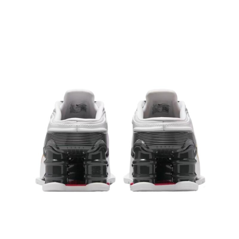 Chaussures Shox MR4 Mule Martine Rose Metallic Platinum Varsity Red ...