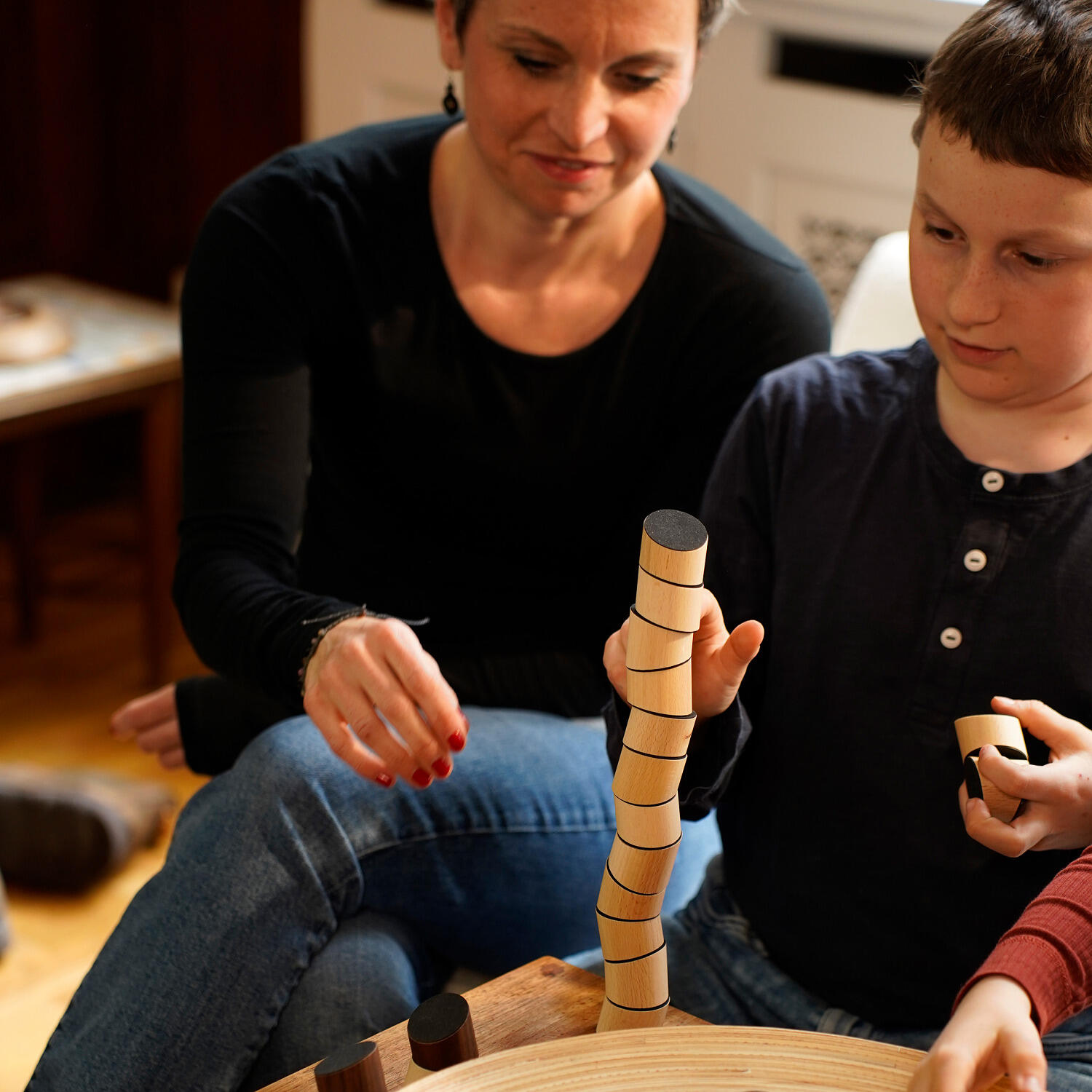 Construction game Loggos XL Nut/Beech 75 Blocks Gesundheitssport Unisex ...