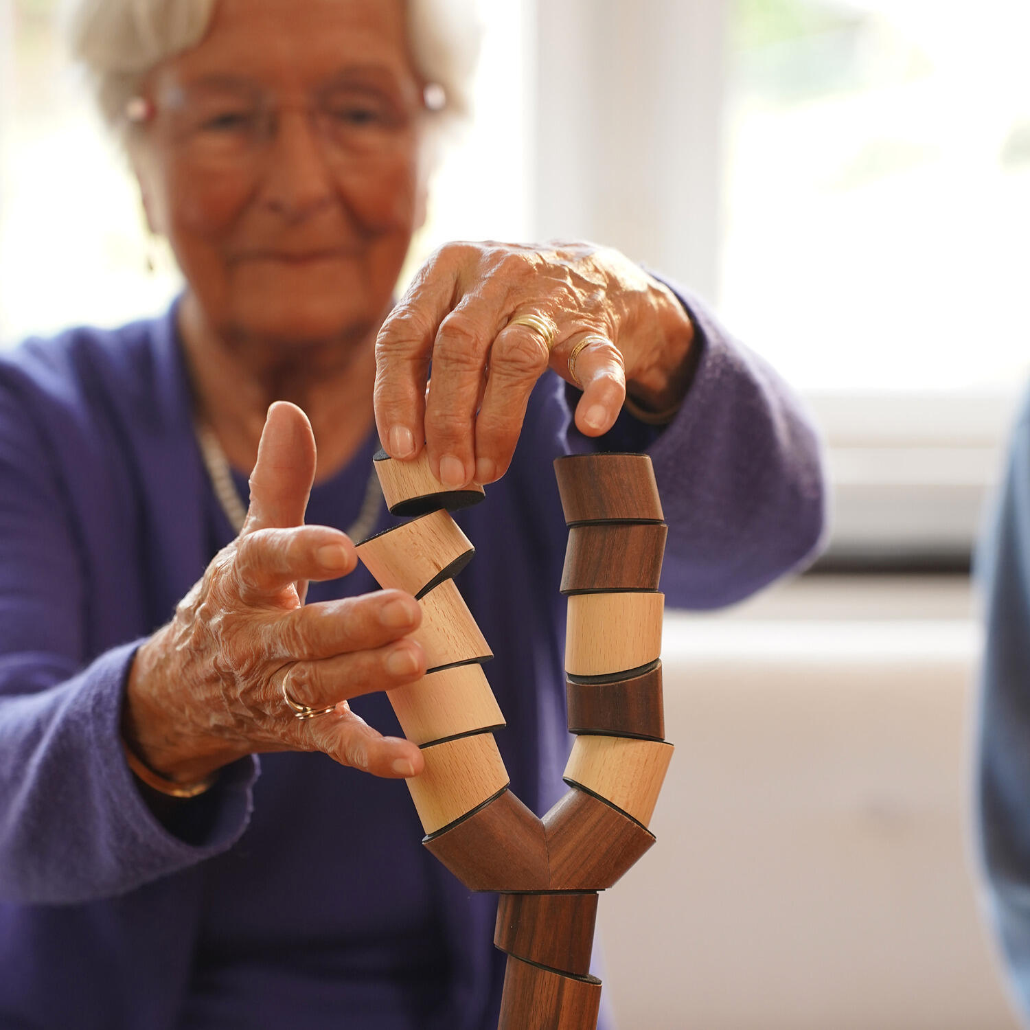 Construction game Loggos L Nut/Beech 33 Bricks Gesundheitssport Unisex ...