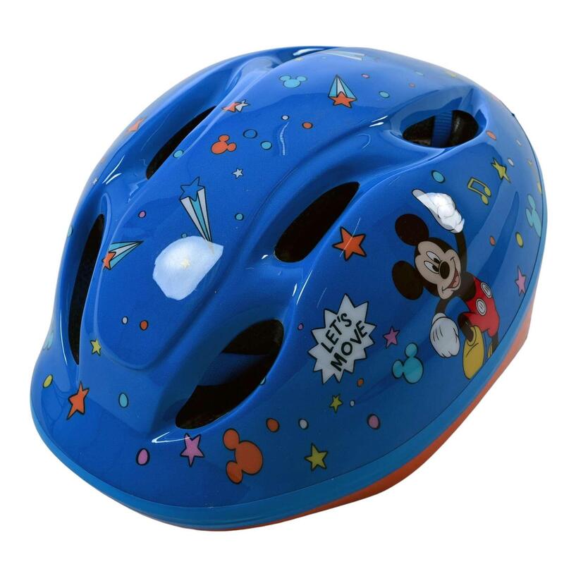 Casque vélo Mickey Mouse pour enfant — bleu, ajustable MINI MOUSE ...