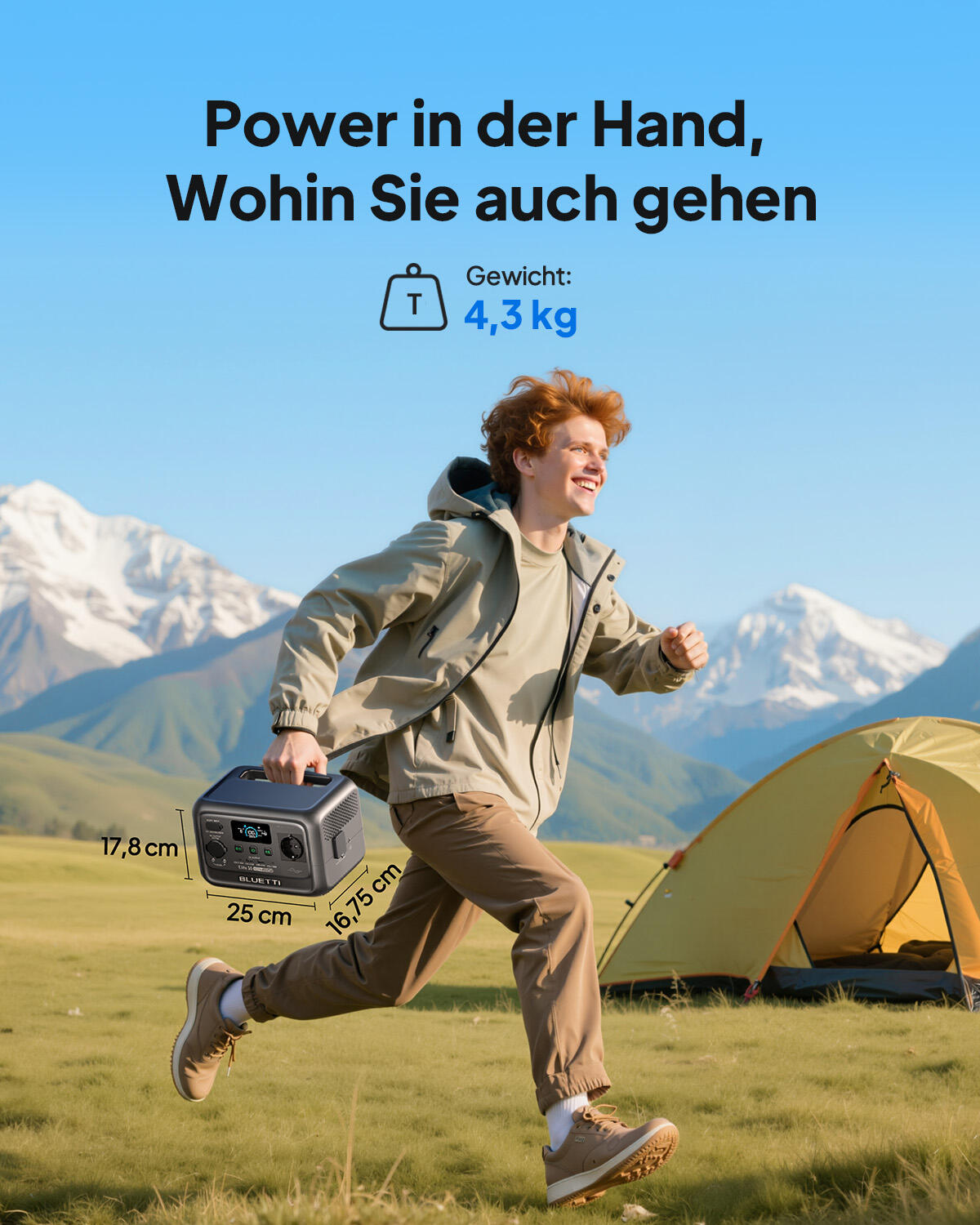 Elite 30 V2 0.42kWh / 300W Portable Power Station BLUETTI | Decathlon