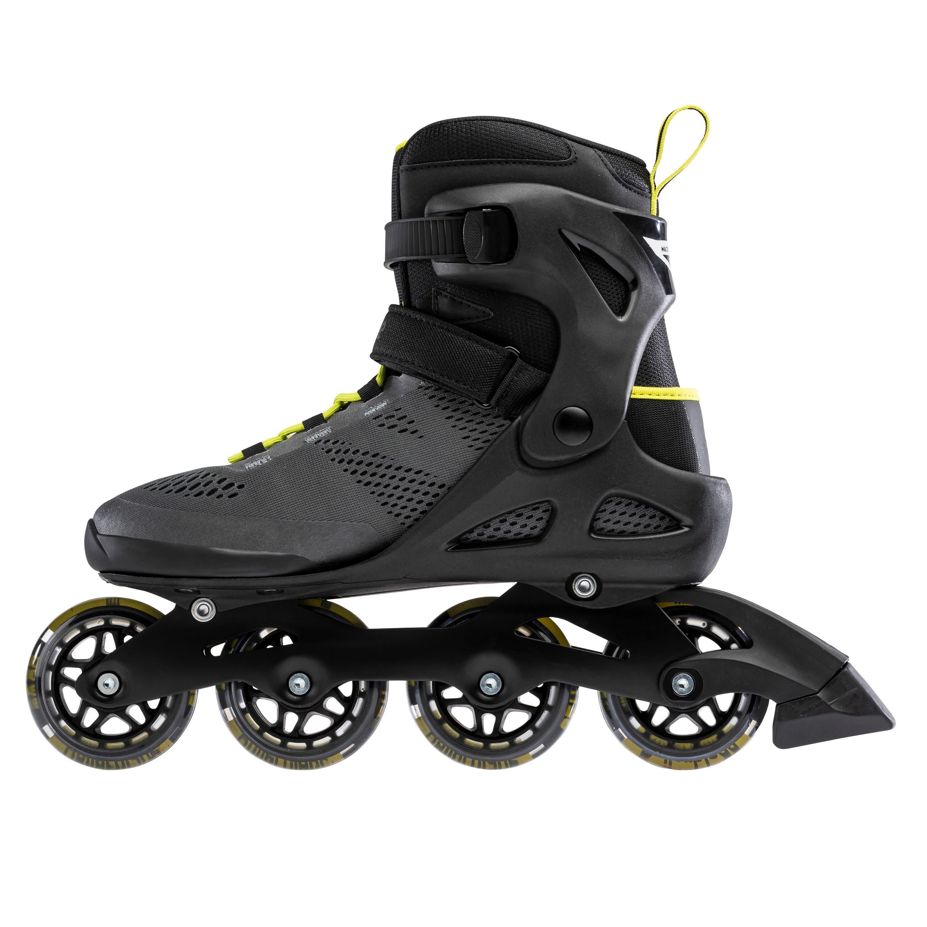 ROLLERBLADE MACROBLADE 80, BLACK/LIME, 38.5 ROLLERBLADE | Decathlon