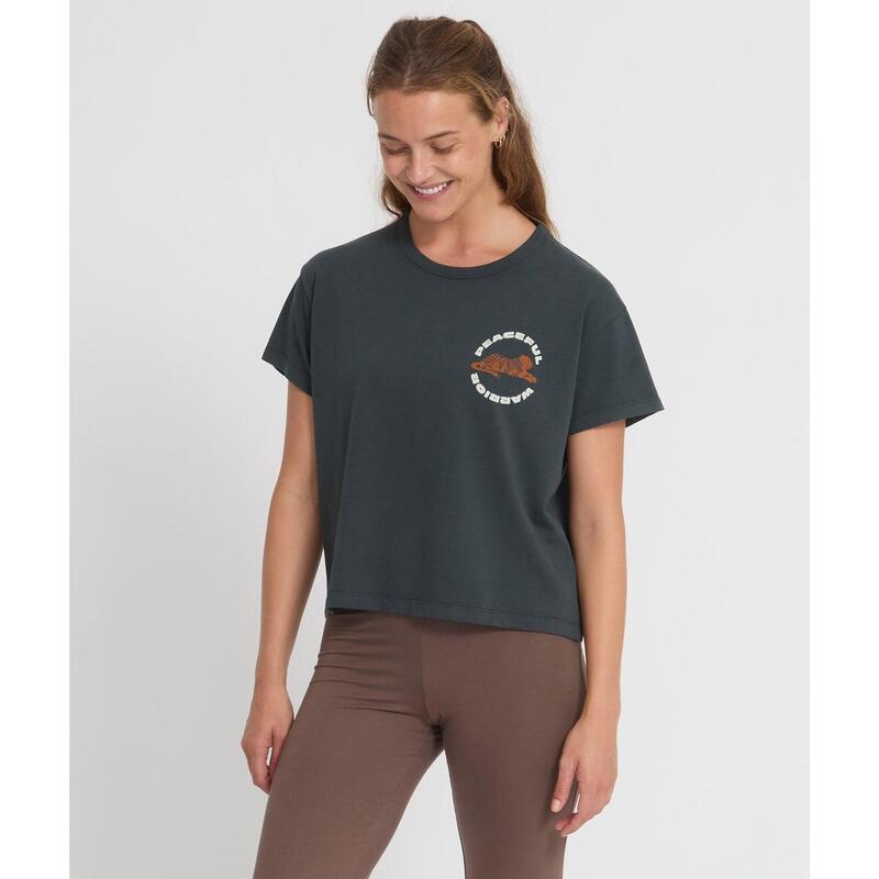 BIOPEACE - T-shirt en coton bio YOGA SEARCHER | Decathlon