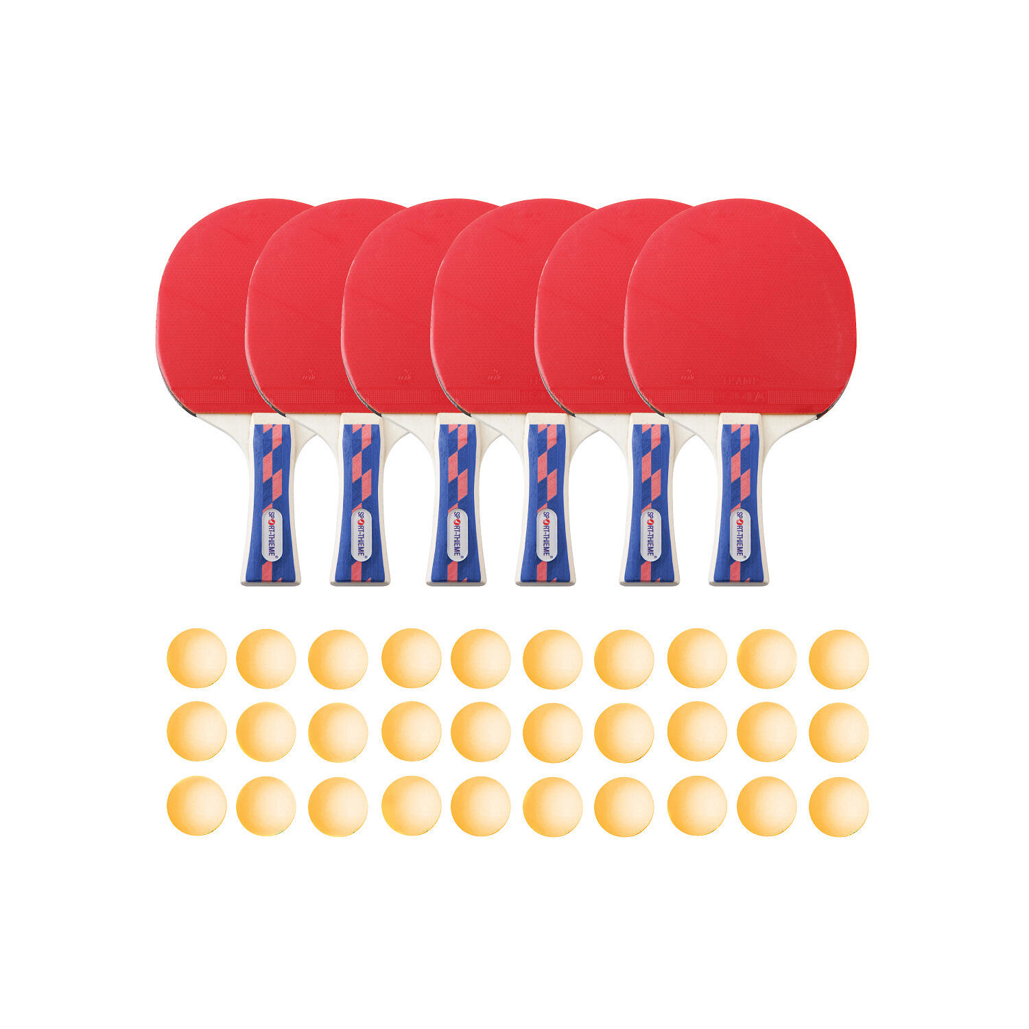 Set da ping pong Campione Palle arancioni Tischtennis Unisex SPORT ...