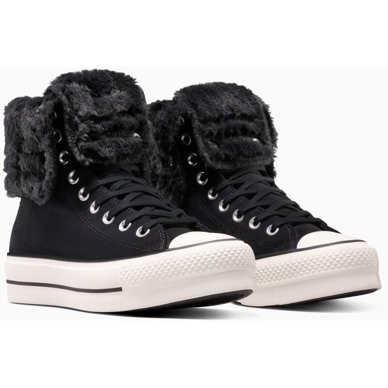 Baskets Converse Chuck Taylor All Star Fold-Over Lift, Noir, Unisexe ...