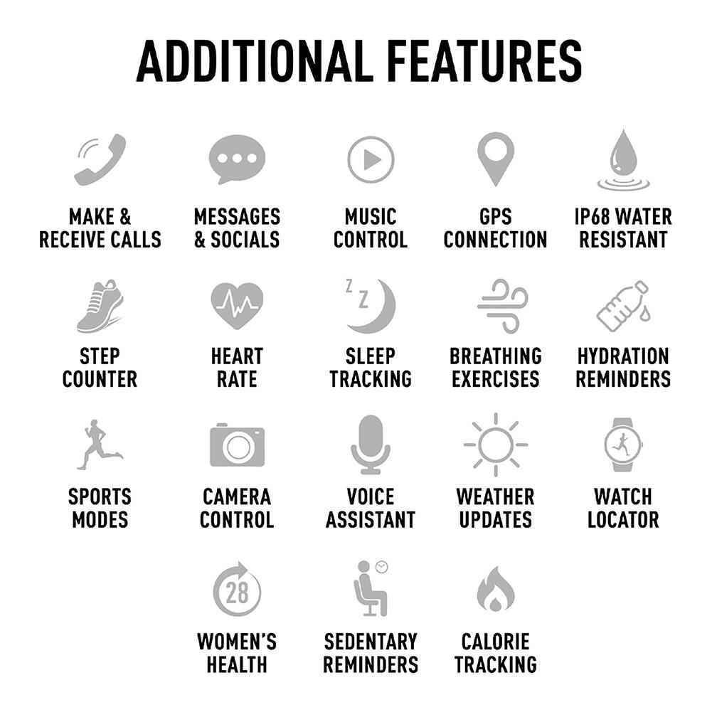 Reflex Active RA-SP-300R-SL-05 Spectre Smartwatch | Decathlon