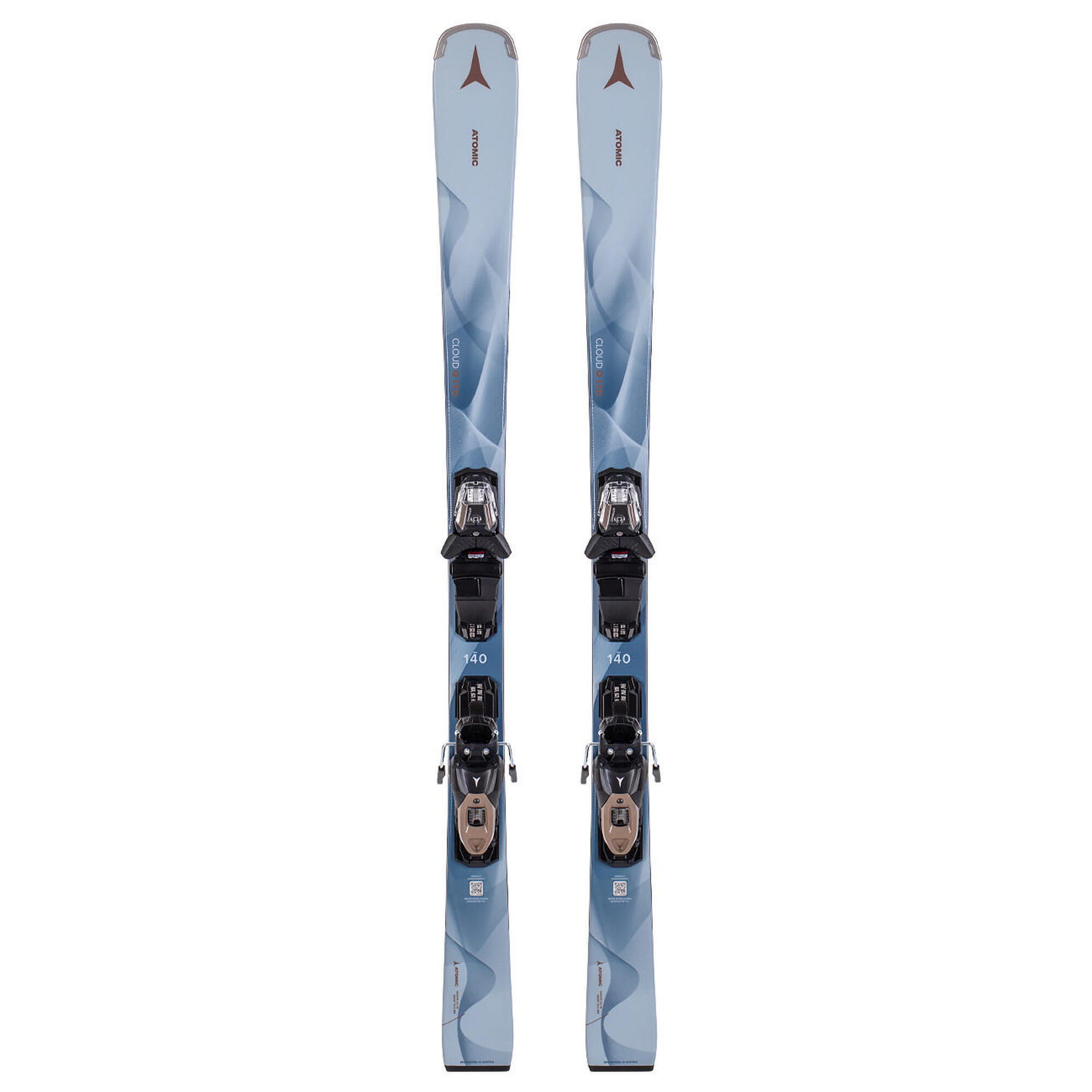 ATOMIC Nové dámské lyže ATOMIC CLOUD Q LTD + vázání ATOMIC M10 s GRIP ...