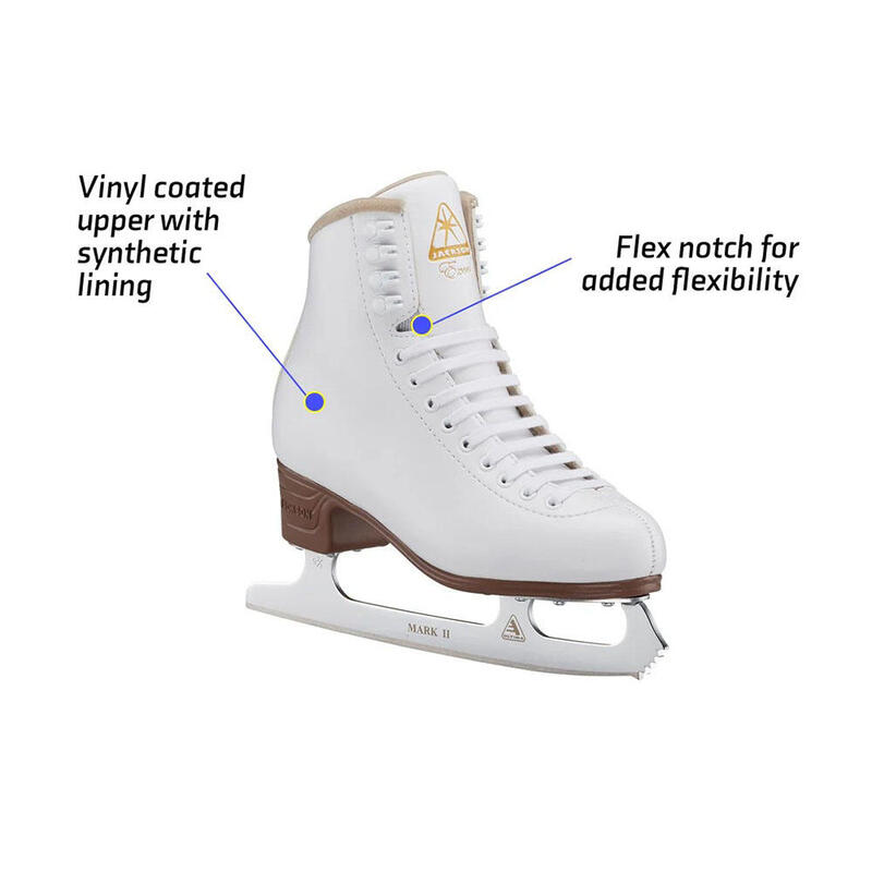 Patins Artistiques Jackson Excel Fille Blanc 28 EU JACKSON | Decathlon