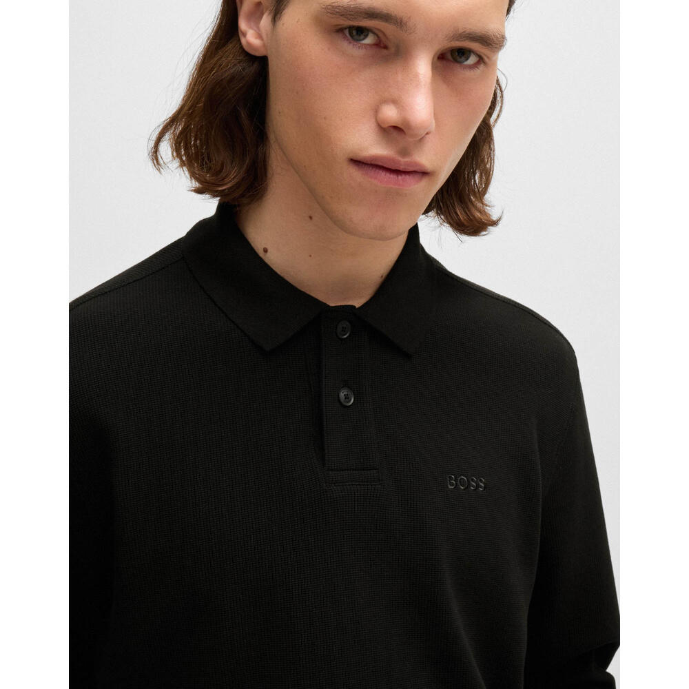 Mens Training Polo Shirt Waffle Structure Petempestolong | Decathlon