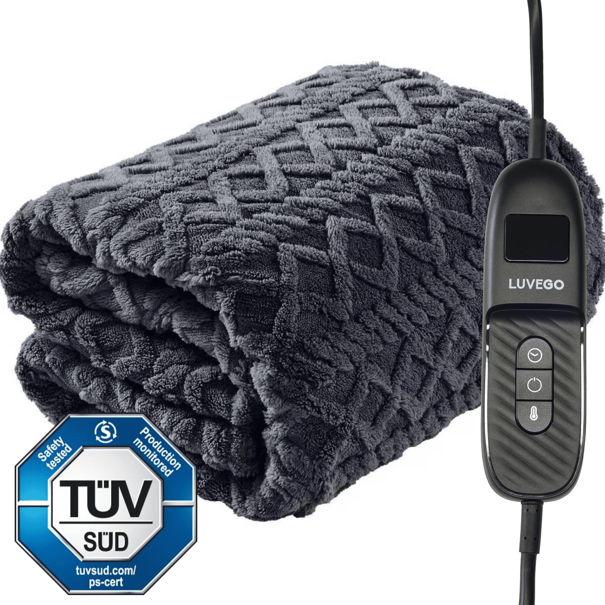 Coperta elettrica XL Coperta elettrica con pile/Sherpa - 180x130 ...