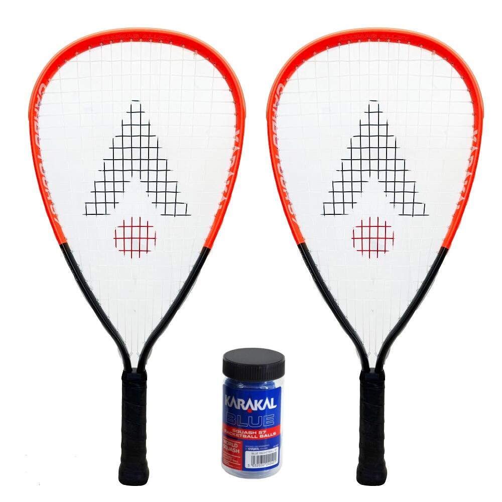 Karakal Carbo Tour Racketball Twin Racket Set includes Karakal ...
