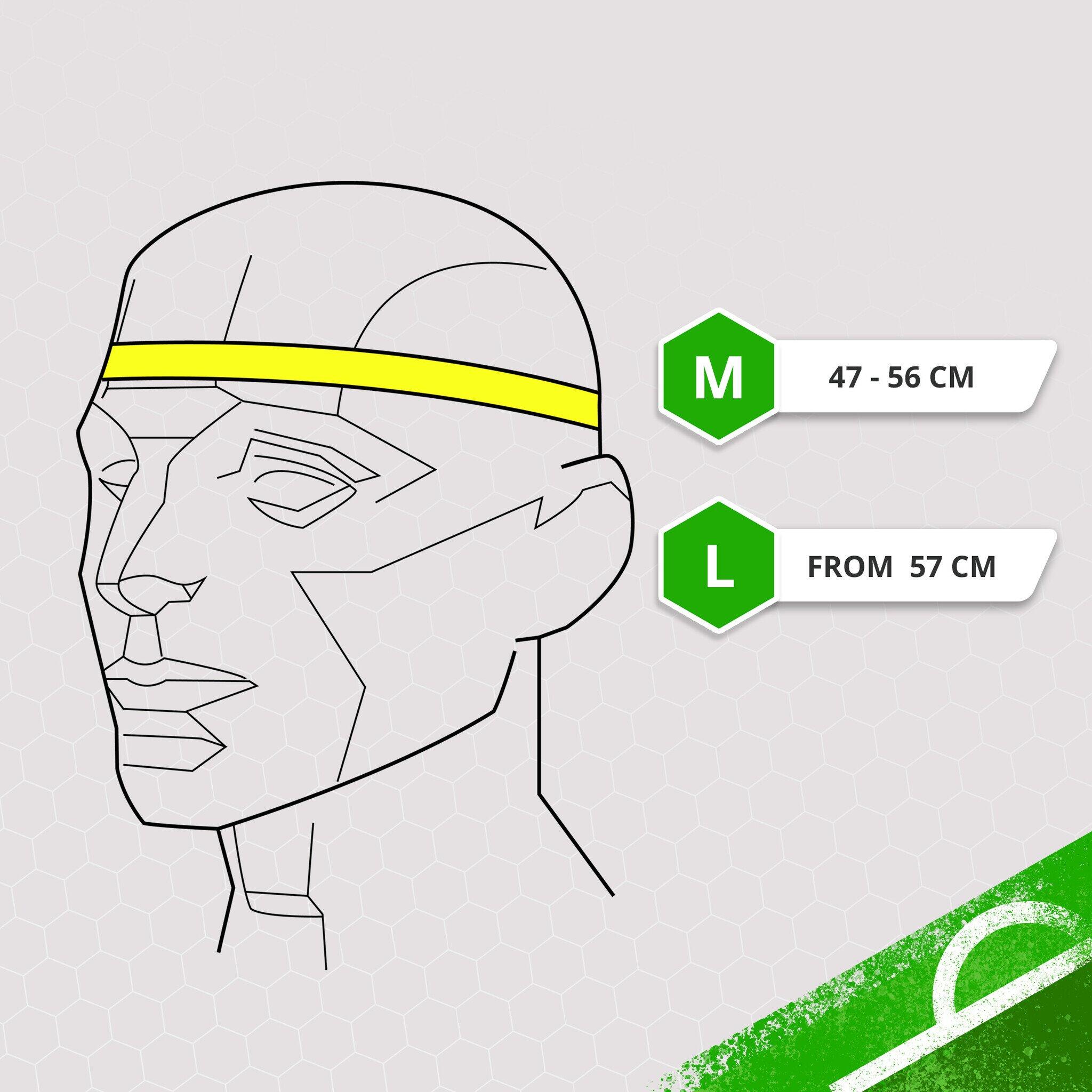 Full90 FN1 Torwarthelm Schwarz -S - (53-58cm) | Decathlon