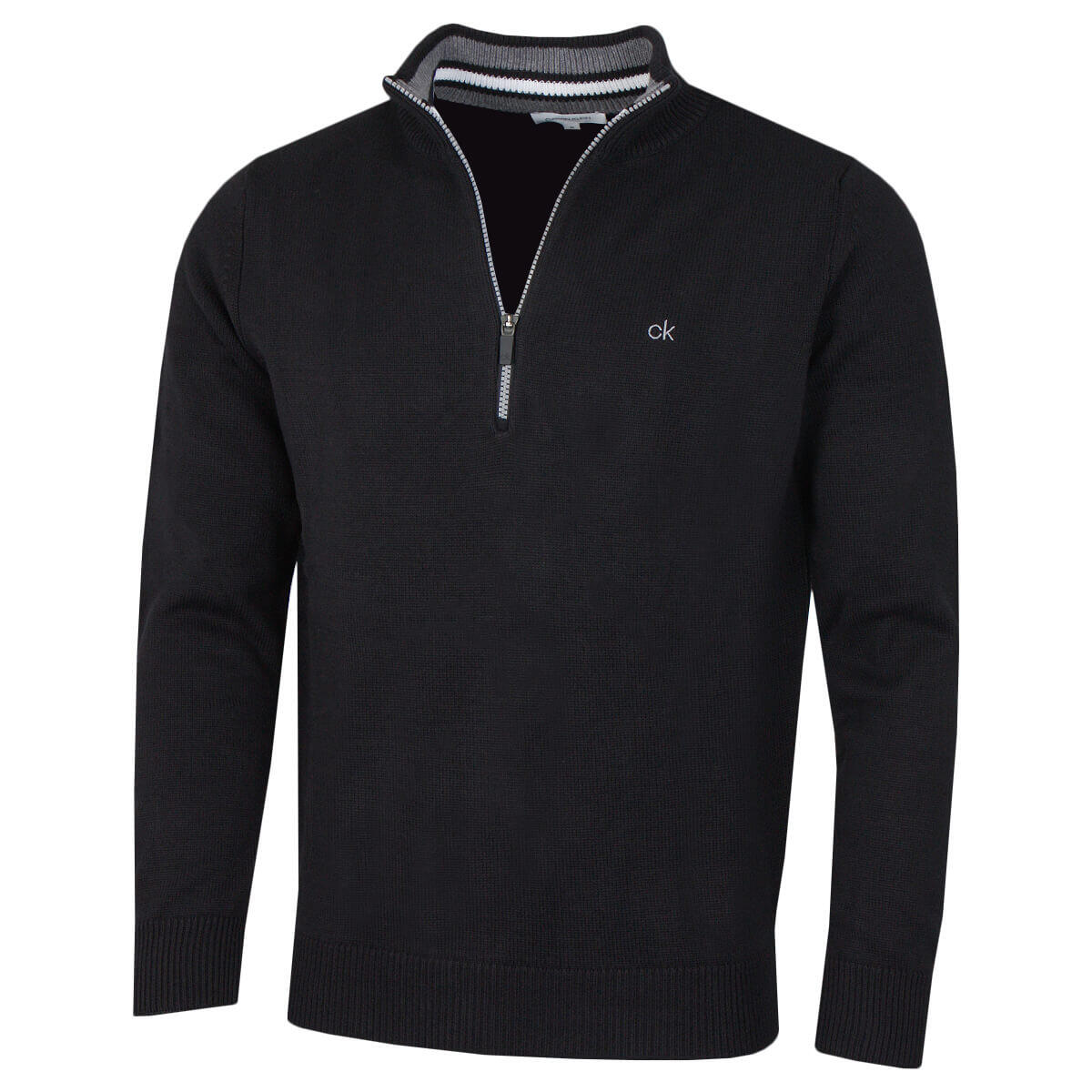 Calvin Klein Mens 1/2 Zip CK Golf Sweater - Baby Blue - XL | Decathlon