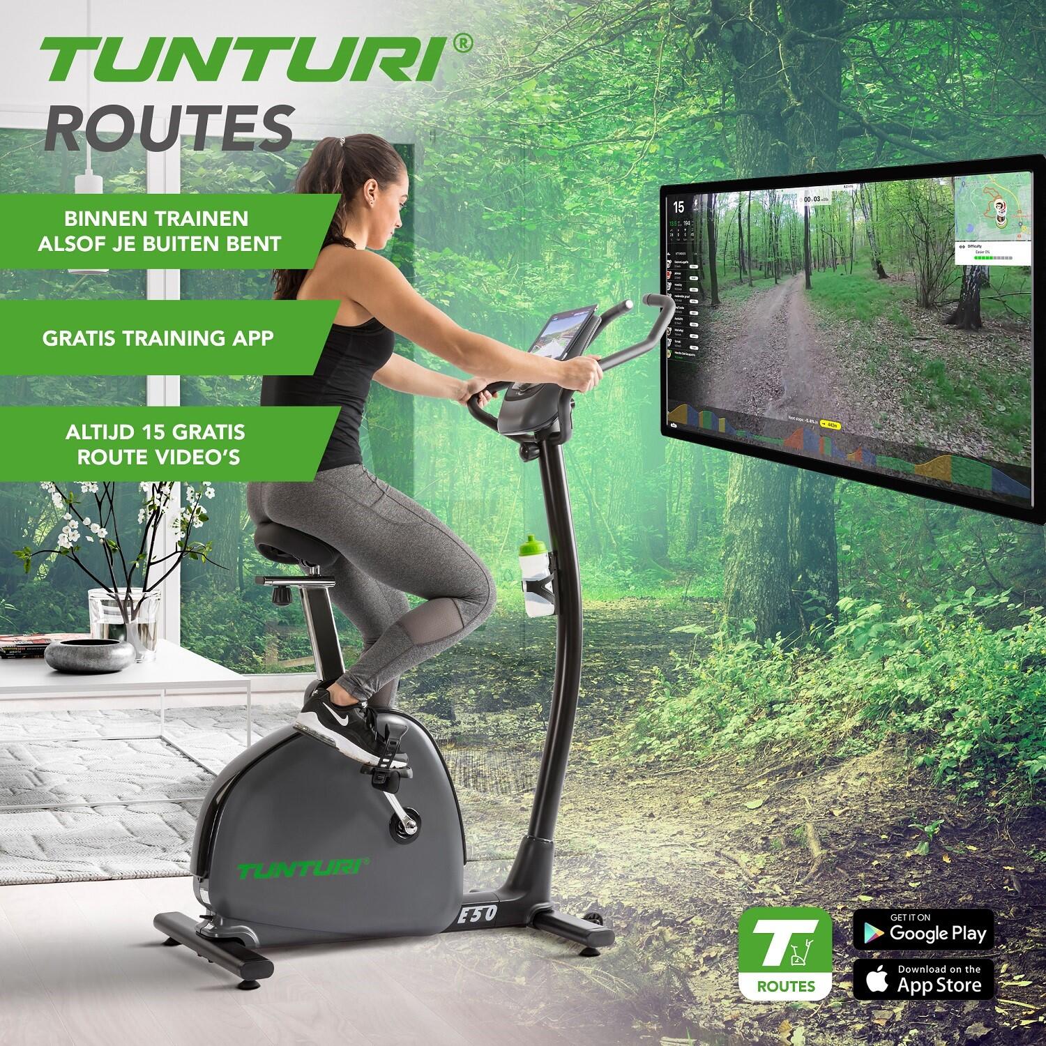 Tunturi Performance E50 Ergometer Bike 11 kg Magnetic Resistance ...