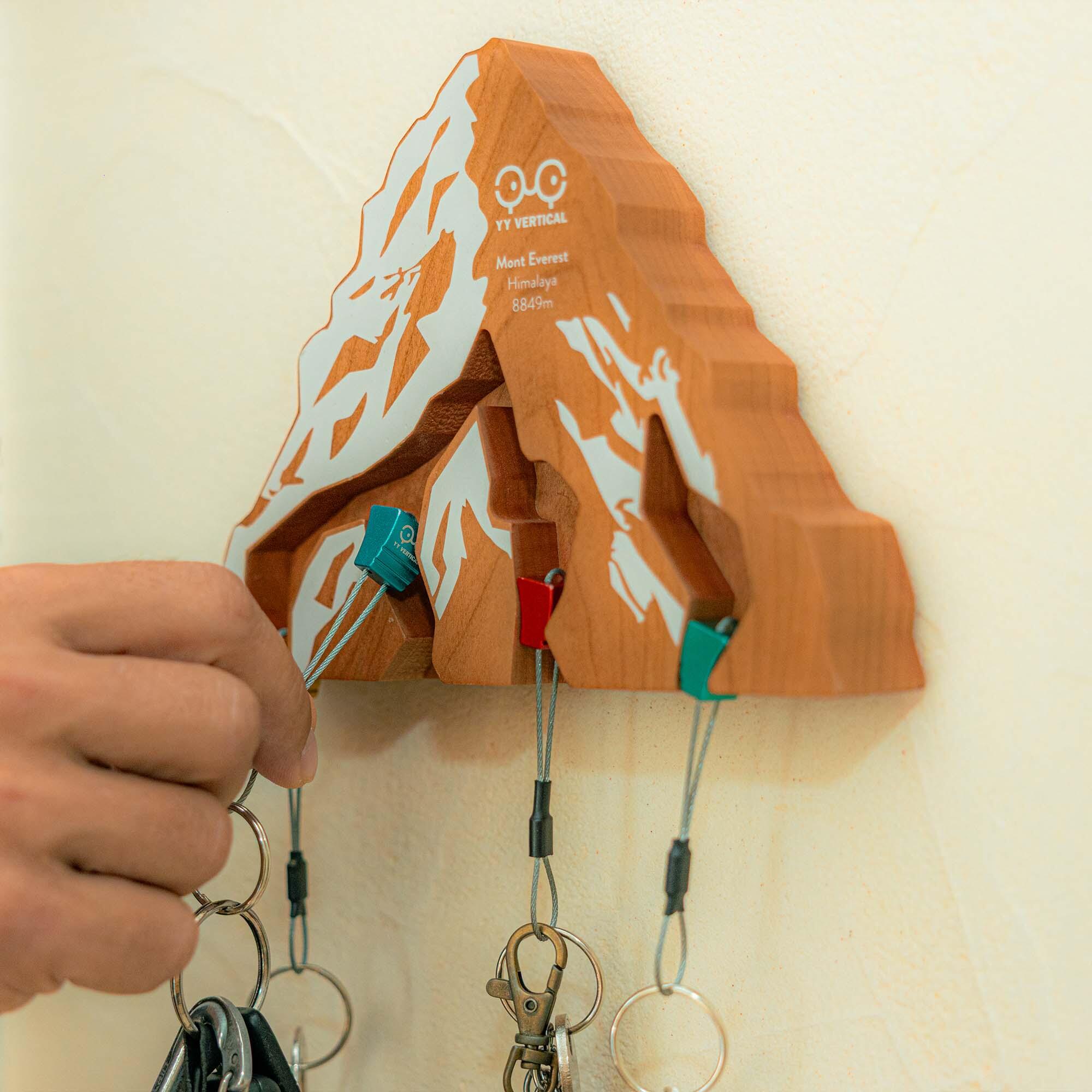 Wand-Schlüsselhalter KeyHolder Edition Berg – Kirschholz massiv | Decathlon