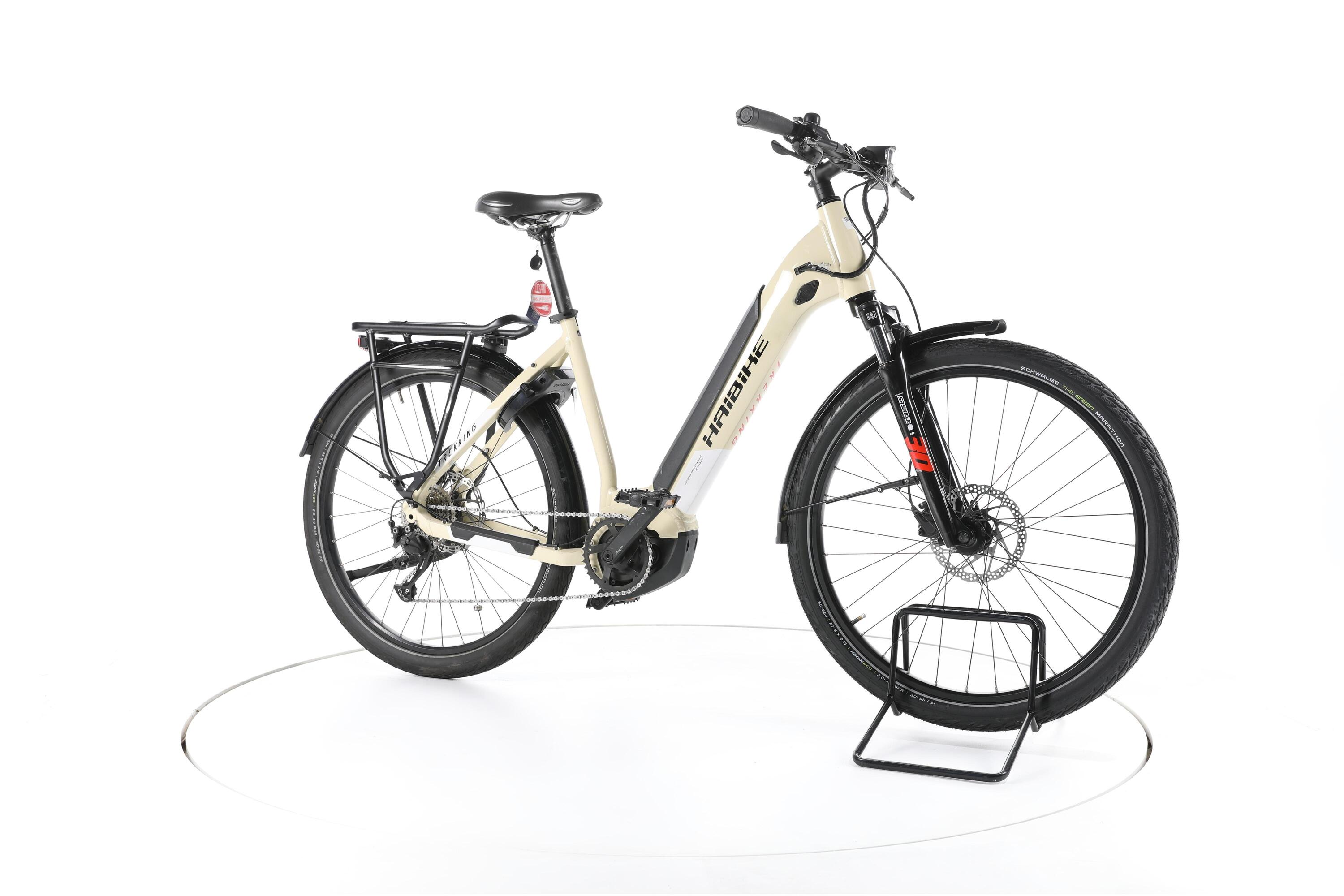 Tweedehands - Haibike Trekking 4 Trekking E-Bike Lage instap - Goed HAIBIKE | Decathlon