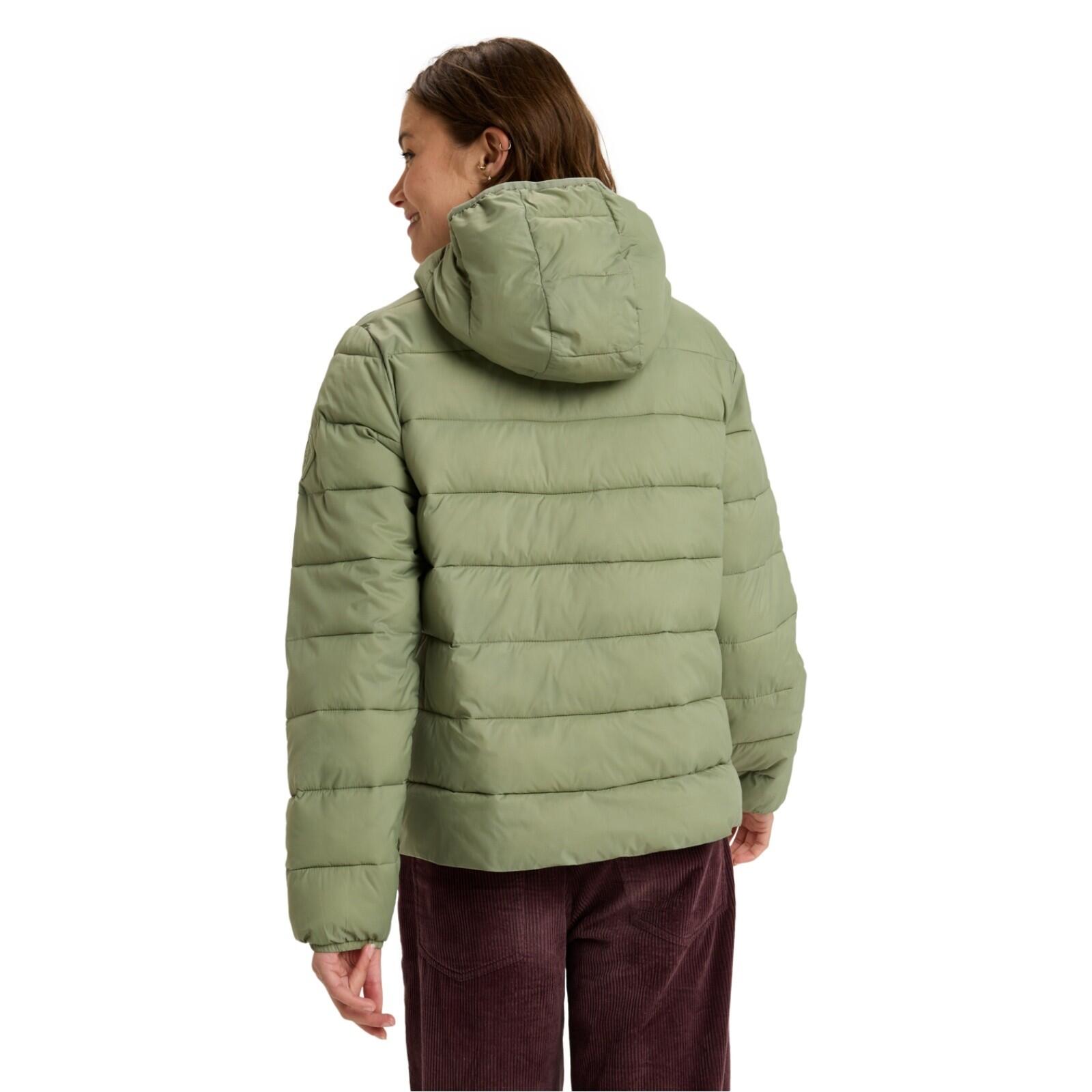 Roxy Wind Bliss Hooded Padded-Oil Green ROXY | Decathlon