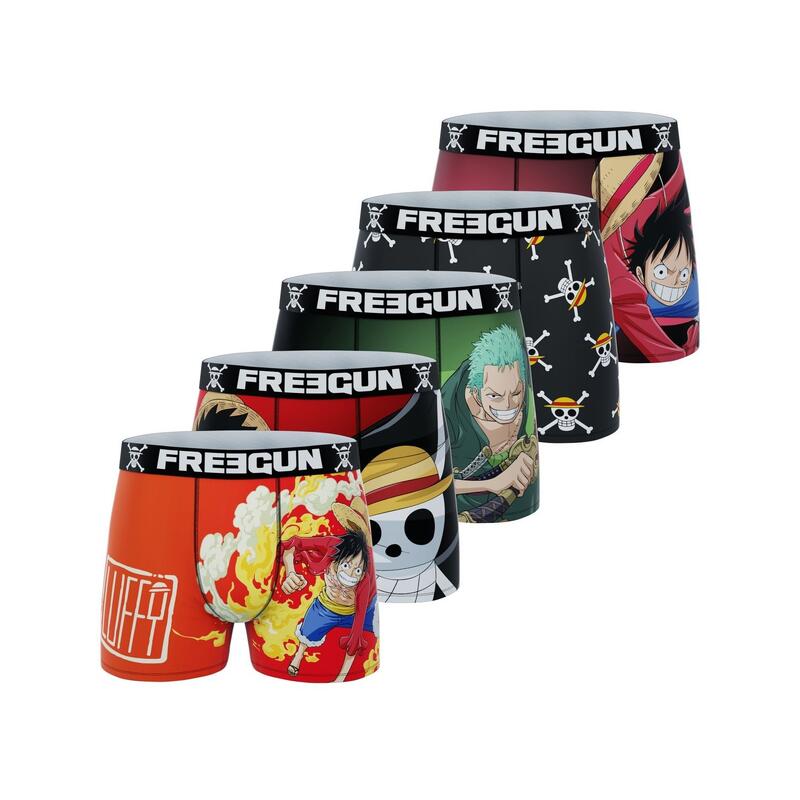 Lot de 5 boxers homme One piece FREEGUN | Decathlon