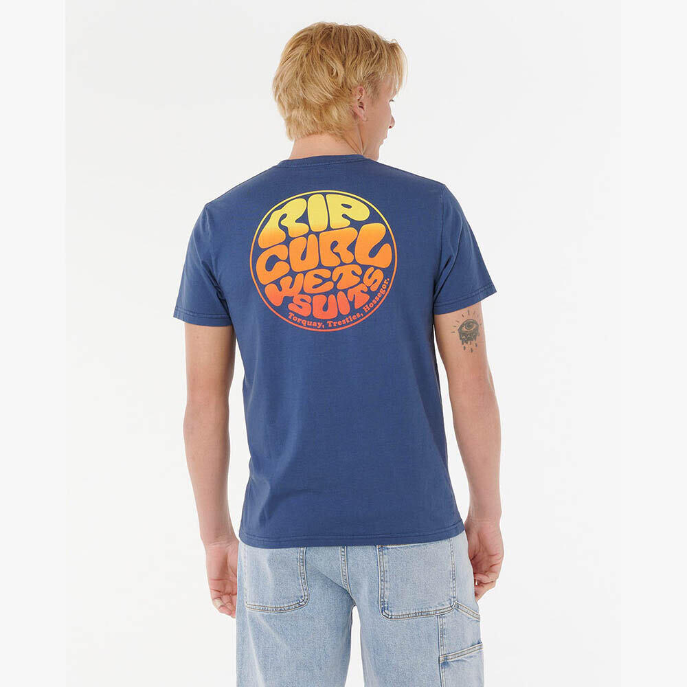 Rip Curl Wettie Passage Icon T-Shirt-Light Navy RIP CURL | Decathlon