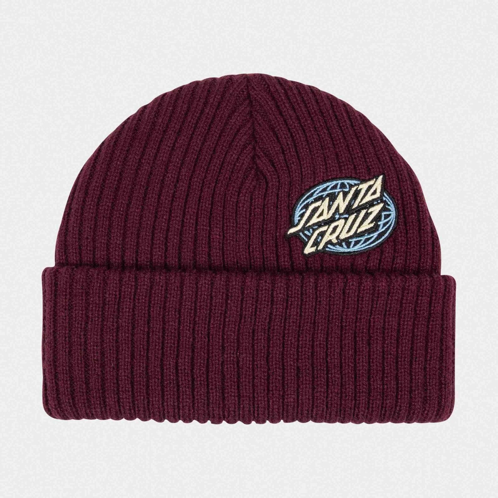 Santa Cruz Global Oval Dot Beanie-Dark Cherry SANTA CRUZ | Decathlon