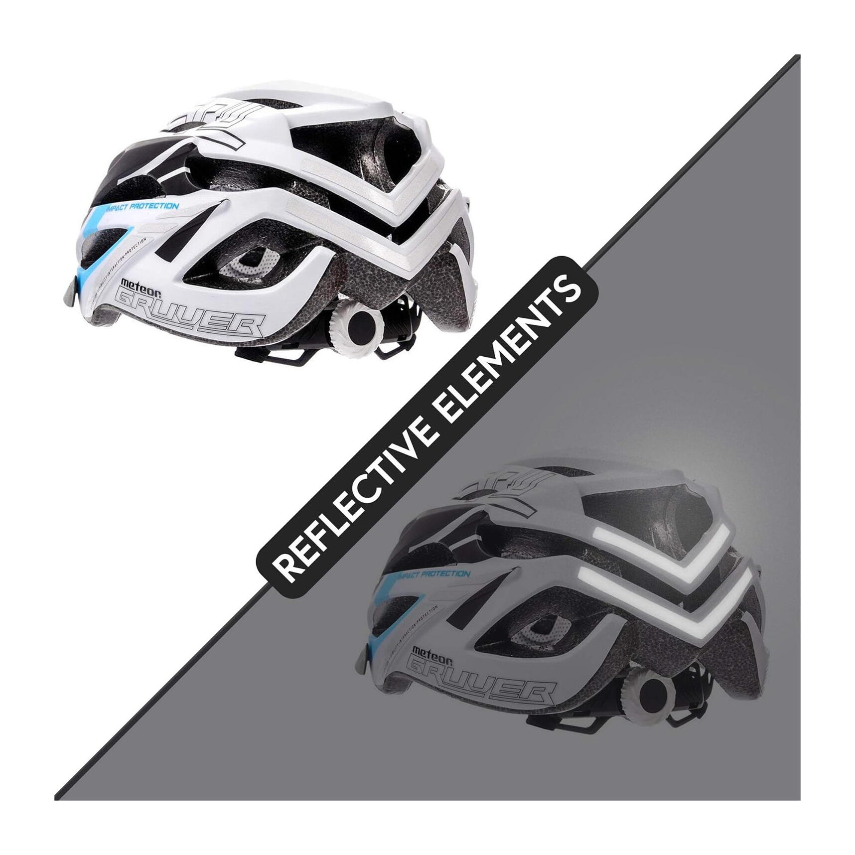 Meteor Gruver Cycle Helmet MTB Bike Skateboard Scooter Safety Gear ...