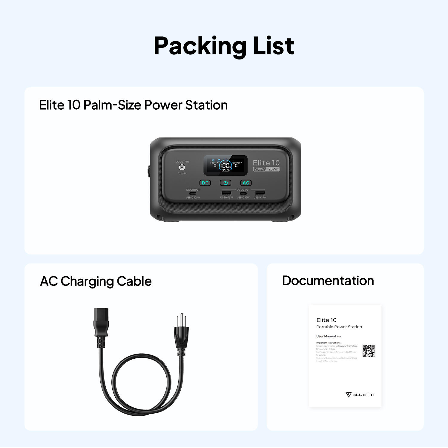 Elite 10 MINI Draagbare powerstation 128Wh zonnegenerator camping - 99% ...