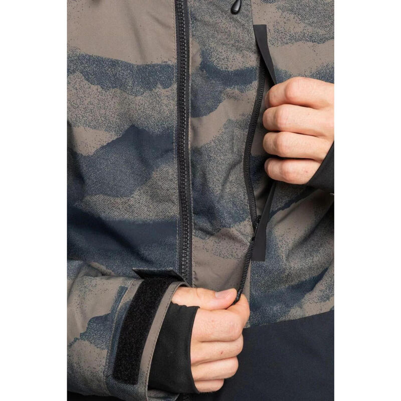 QUIKSILVER - Jachetă de schi pentru bărbați Quiksilver Mission Printed ...