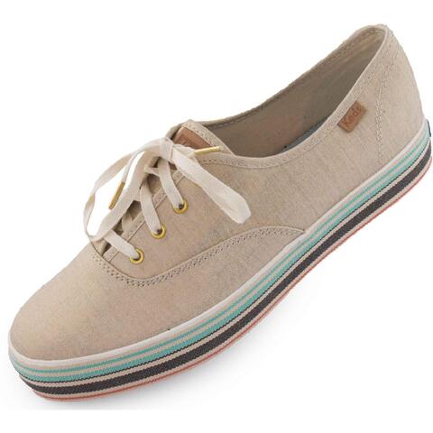 Keds WMS Triple Stripe Foxing Line női tornacipő Natural Gold 40.5 ...