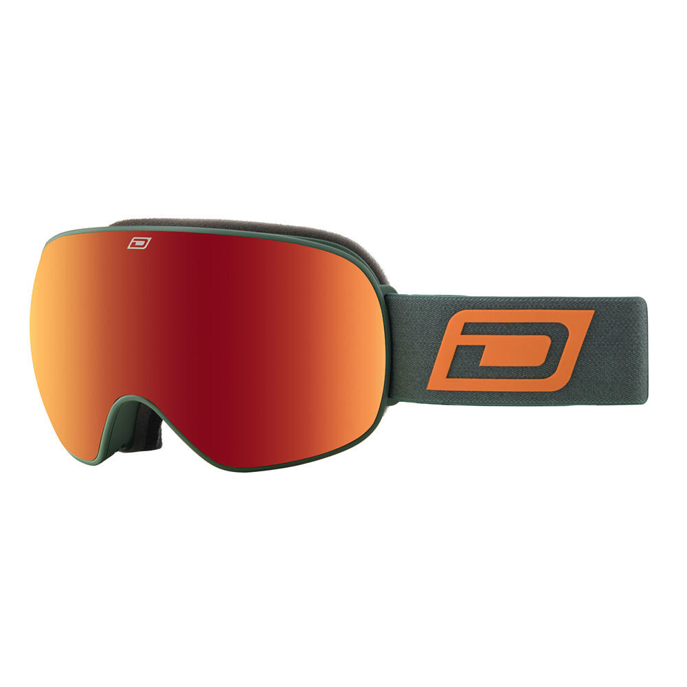 MUTANT 2.0 Unisex Snow Goggles - Ivy Green/Red Fusion Mirror & Rose ...