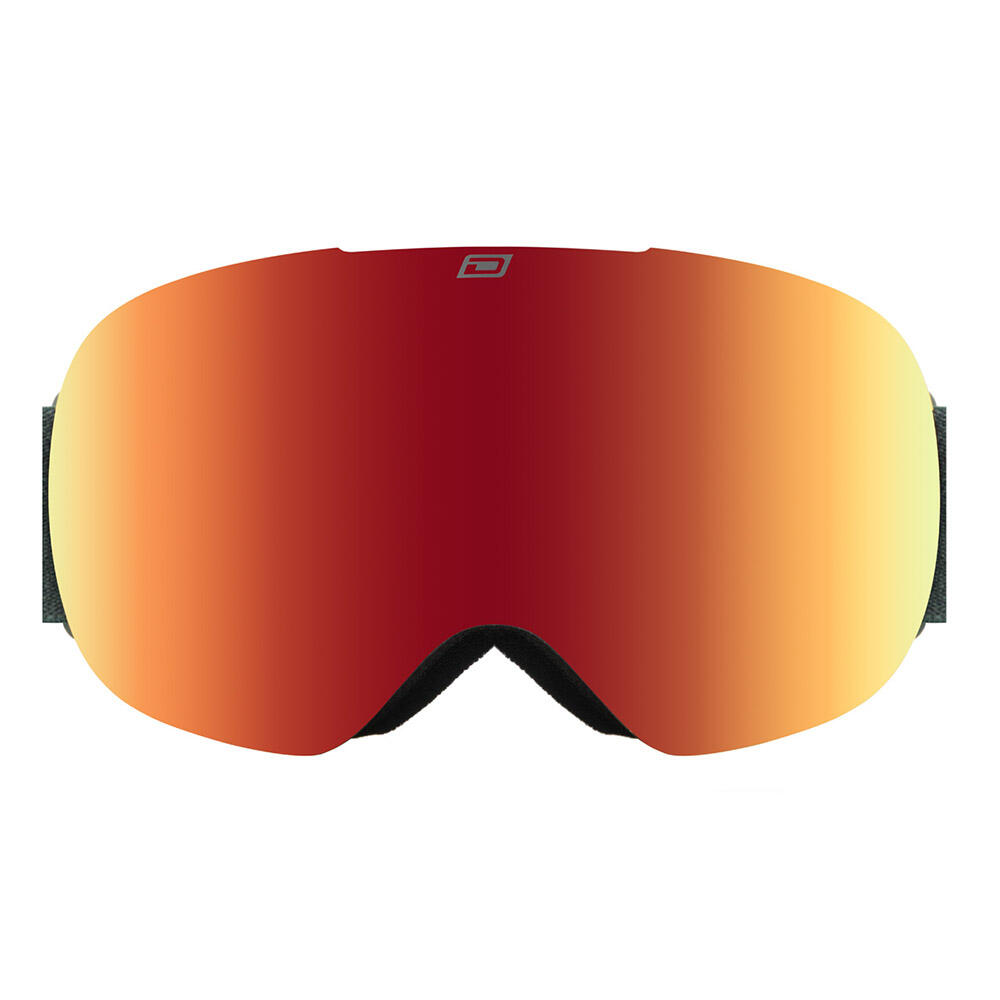 OMEN Unisex Snow Goggles - Ivy Green/Red Fusion Mirror | Decathlon