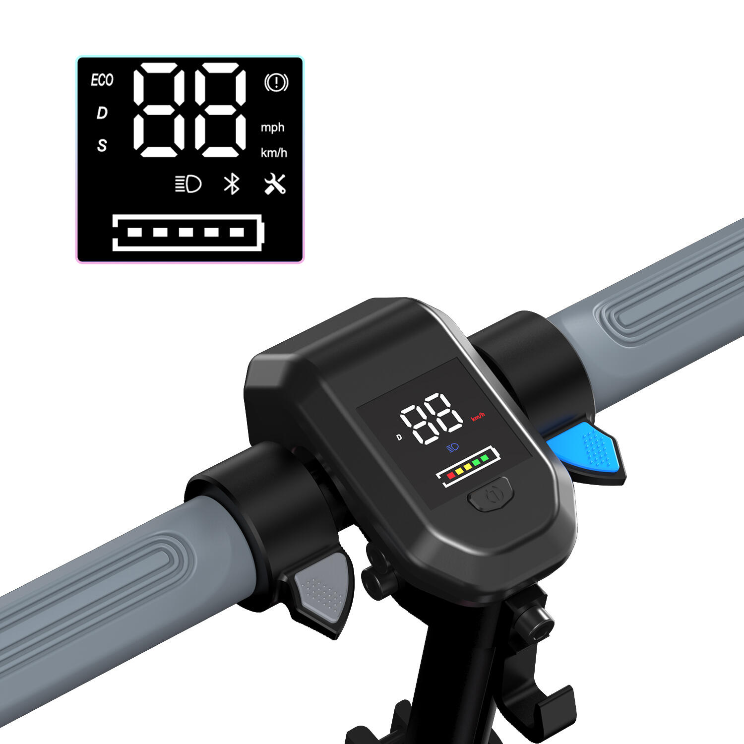 Elektrische step kind 6-12 - 3 snelheden, 7" band, alu frame - RCB R12 ...