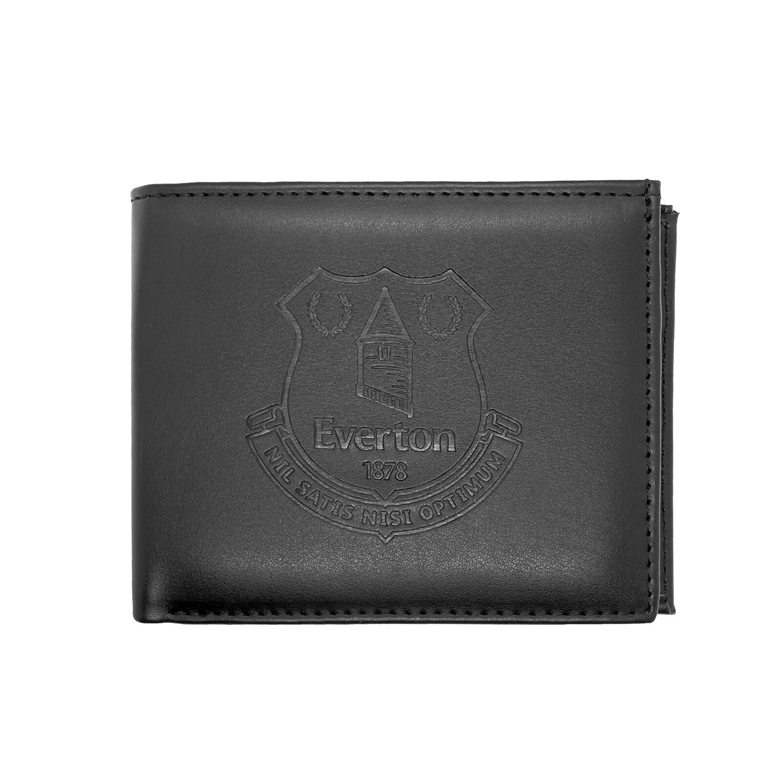 Everton FC Mens Wallet Leather Embossed Crest OFFICIAL Football Gift ...