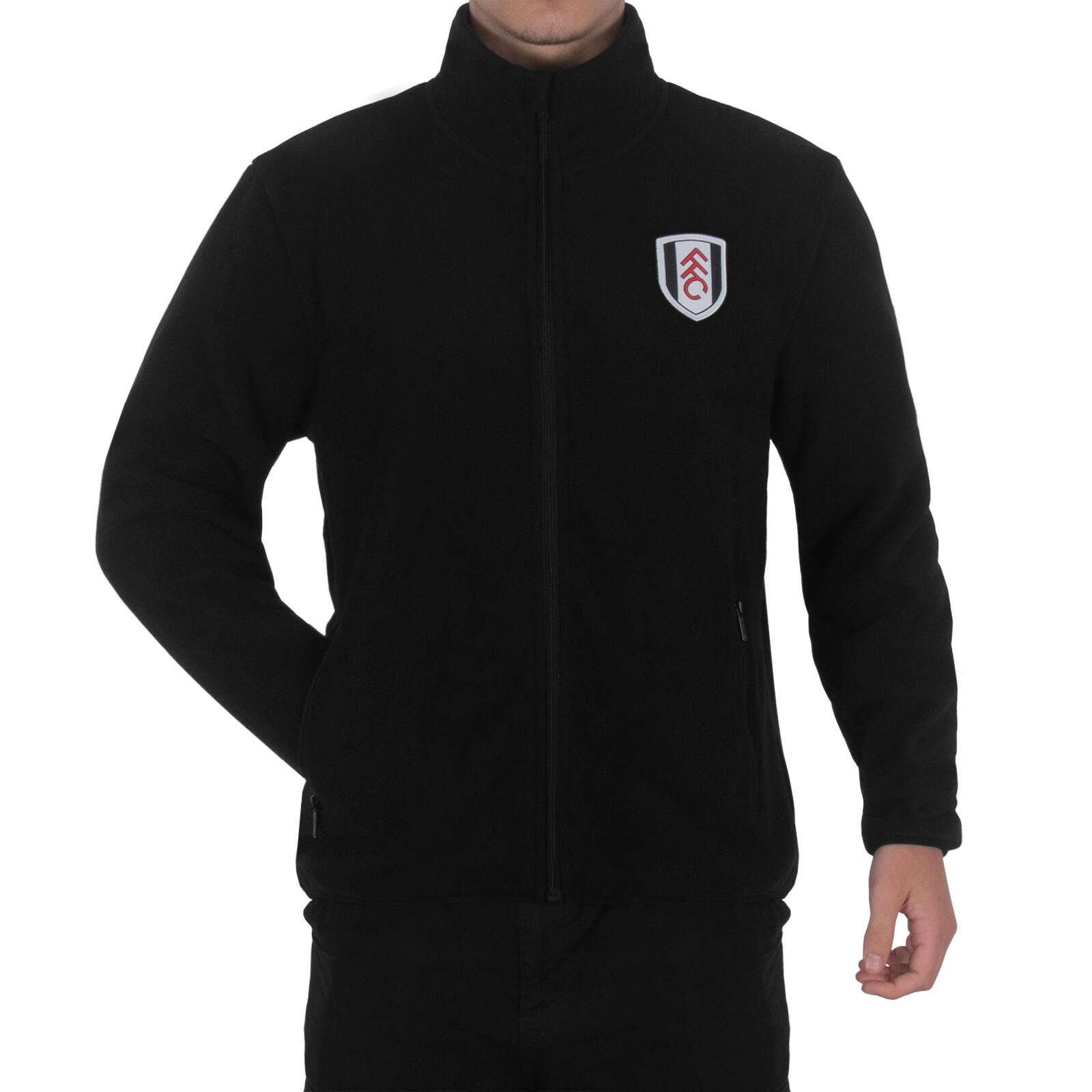 Fulham Football Club Men's Full Zip Fleece Jacket Official Football ...