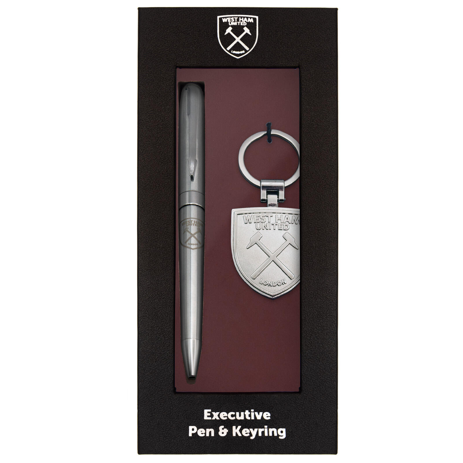 West Ham United FC Pen & Keyring Official Football Executive Gift Boxed WEST HAM UNITED | Decathlon
