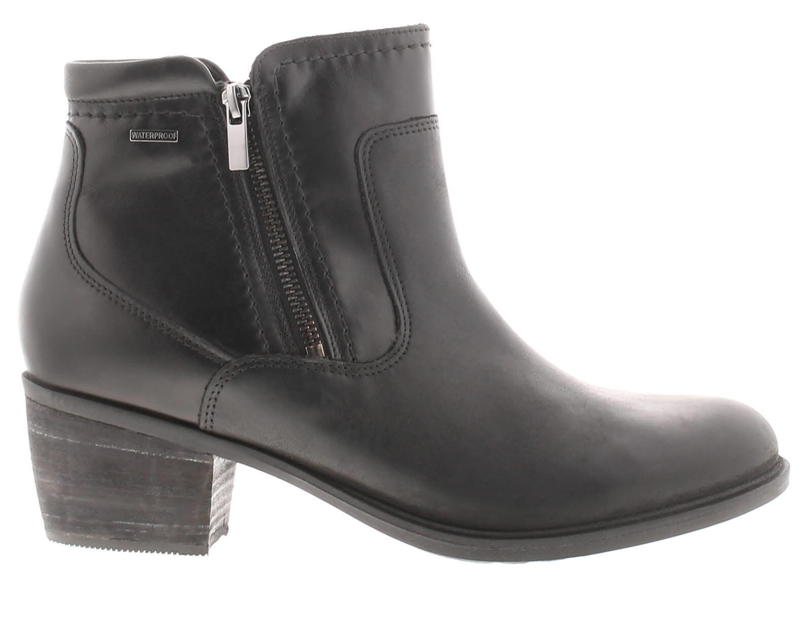 Clarks Womens Ankle Boots Neva Zip Leather Zip black UK Size 6.5 ...