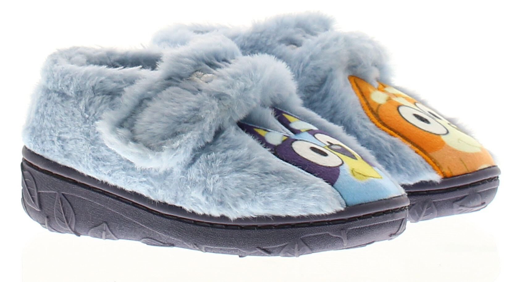 Bluey Younger Childrens Novelty Slippers Bluey Bingo Split Touch ...