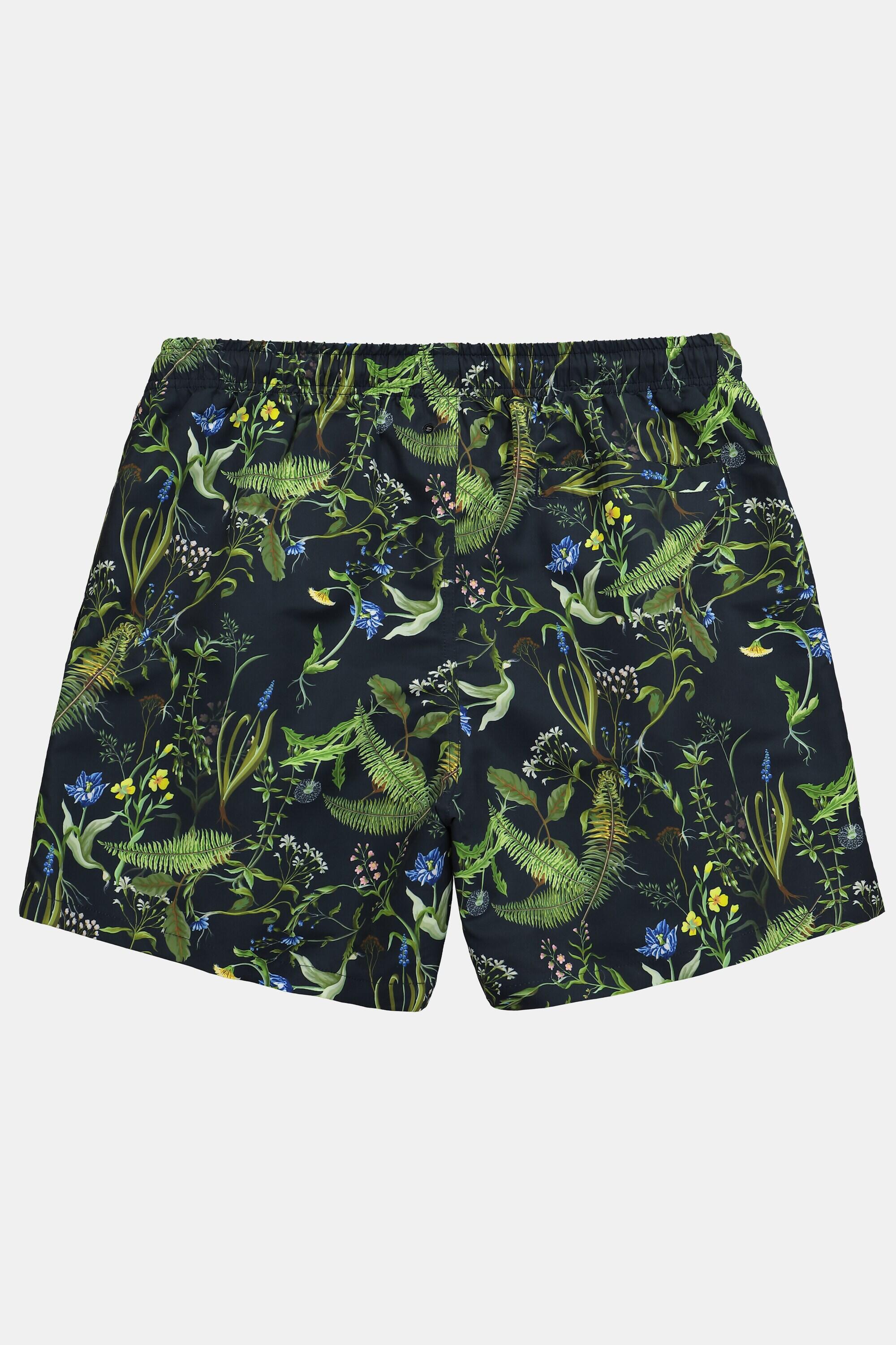 JAY-PI Men's Swim Shorts Plus Size 8XL Black 100% Polyester JAY PI ...