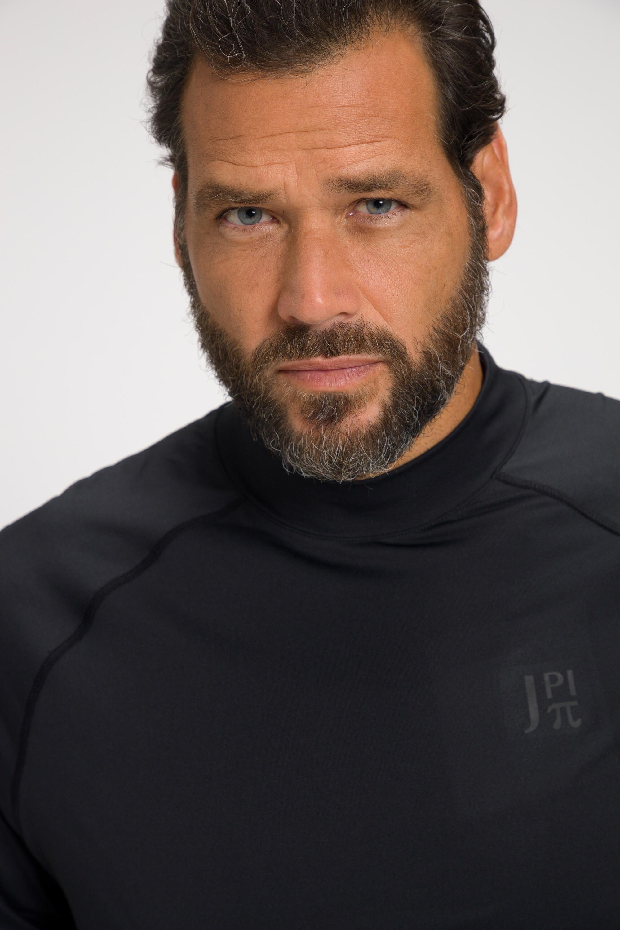 JAY-PI Men's Long-Sleeve T-Shirt Black Stand-Up Collar Printed XL JAY PI | Decathlon