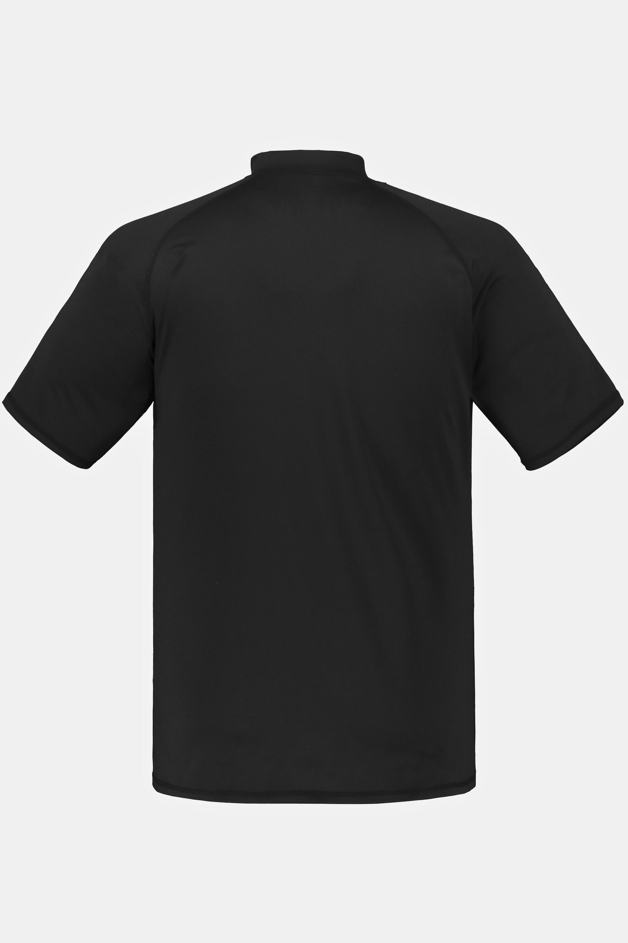 JAY-PI Men's Surf T-Shirt Black Slim Fit with Stand Collar UV JAY PI ...