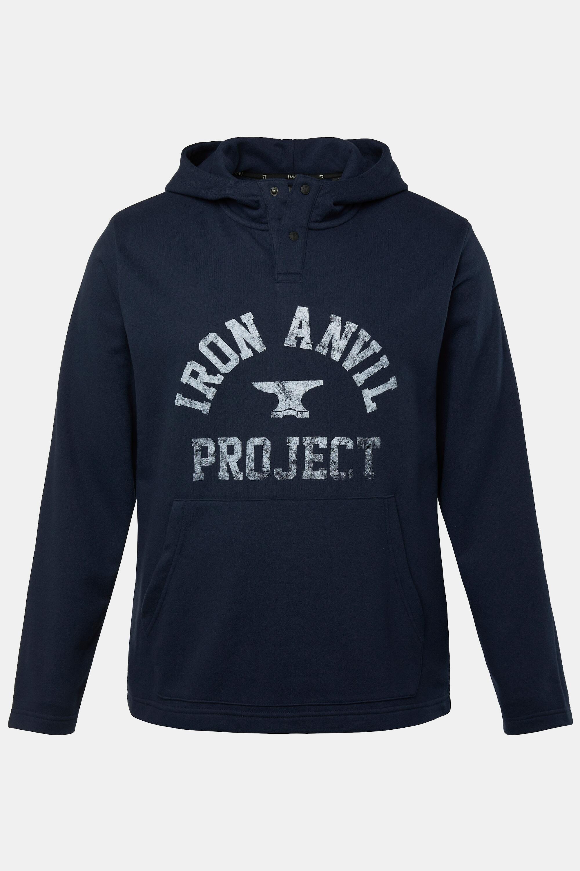 Iron Anvil JAY-PI Fleece Hoodie Big Sizes Blue JAY PI | Decathlon