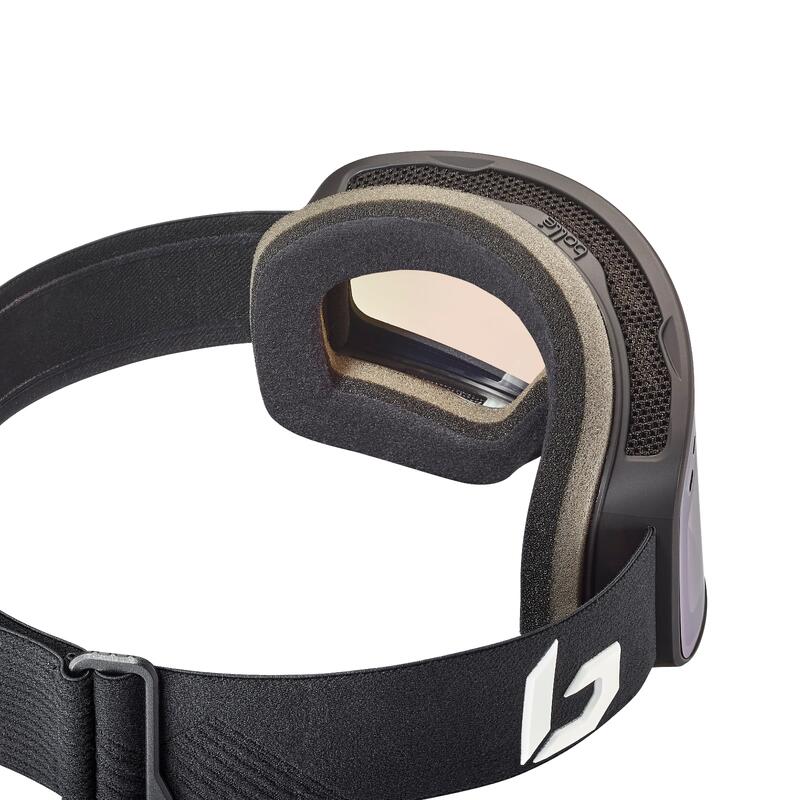 Masque de ski NEVADA Black Cross Matte - Phantom+ Blue Cat 1 to 3 BOLLÉ ...