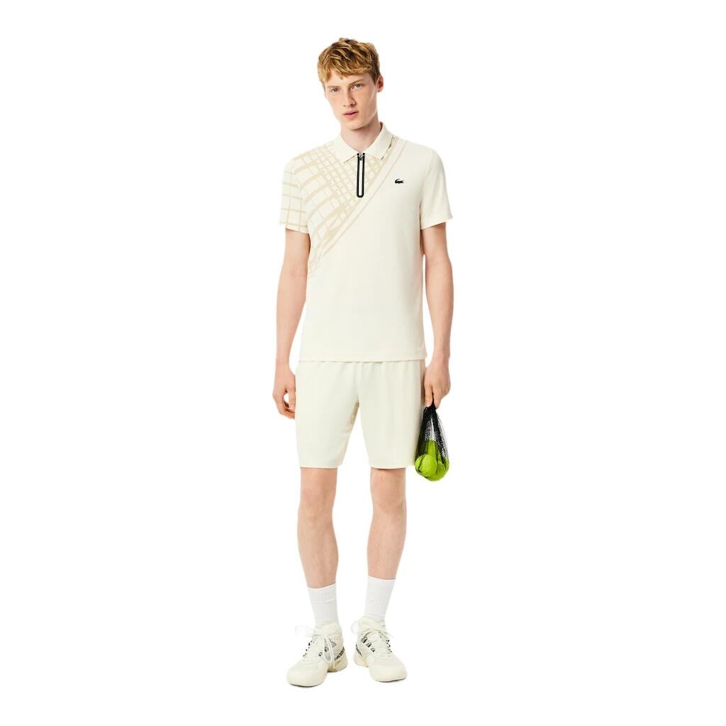 Lacoste Men's Light Cream Sports Shorts with Elastic Waist LACOSTE ...