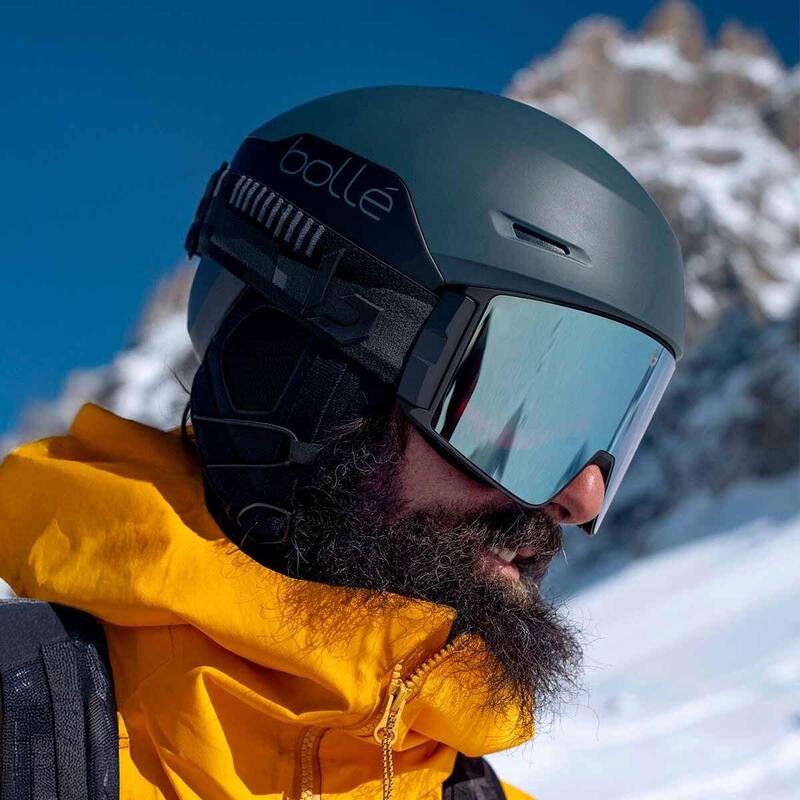 Masque de ski BLACKRIDGE Nocturne Matte - Volt Ice Blue cat 3 BOLLÉ ...