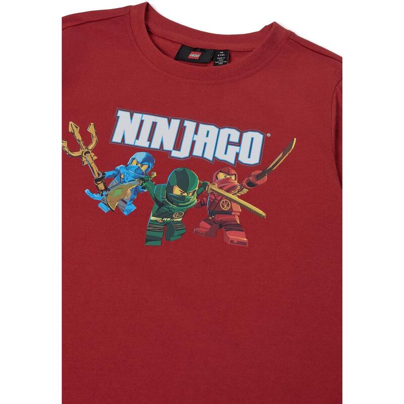 Koszulka Dziecięca z Długim Rękawem LEGO Ninjago Tano 620 Czerwona LEGO ...