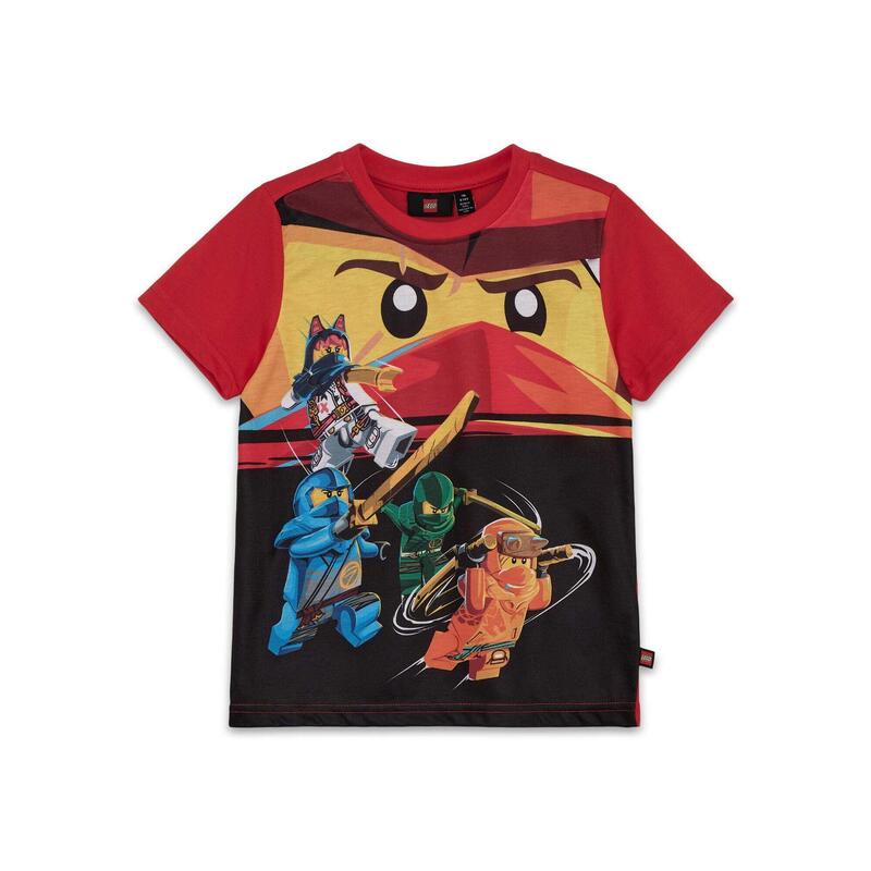 Koszulka Dziecięca Bio Bawełna LEGO Ninjago Tano 627 Czerwona LEGO ...