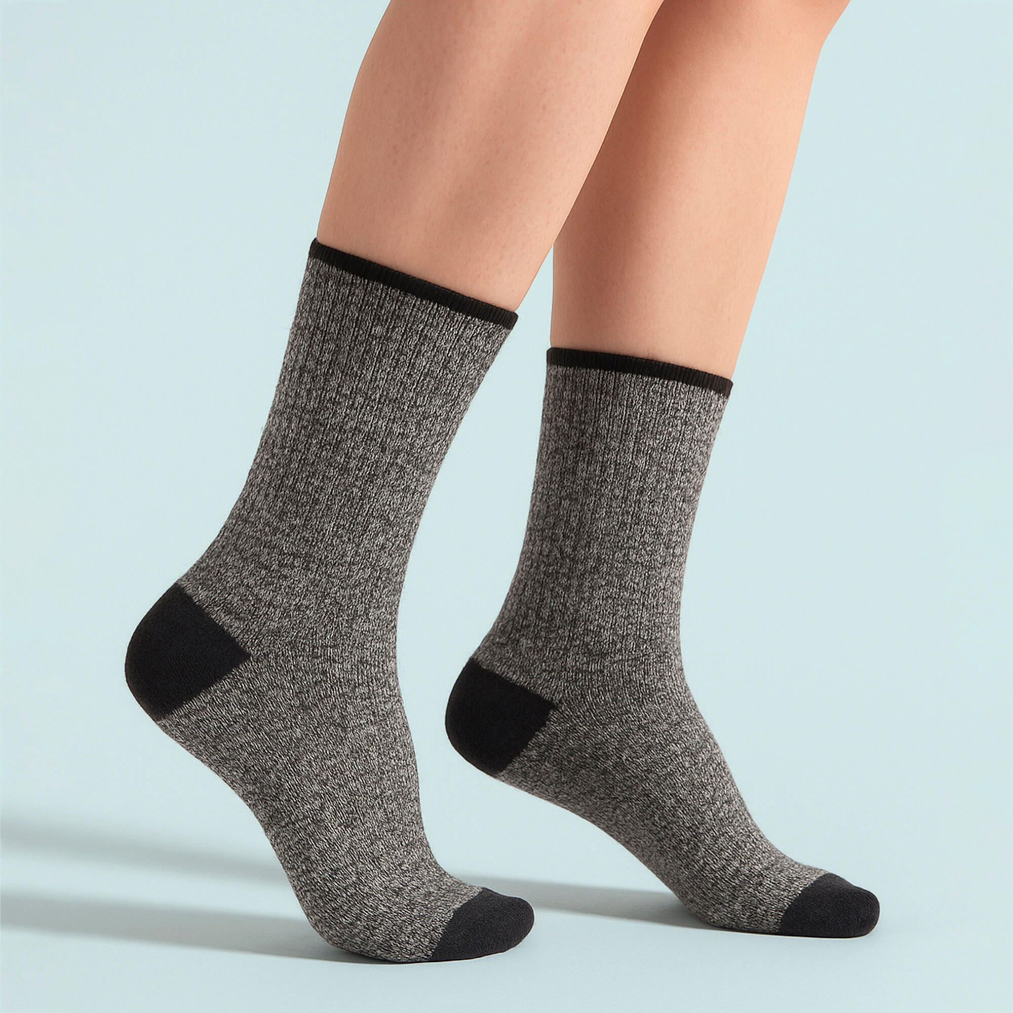 6 Pairs Ladies Water Repellent Midweight Outdoor Socks for Hiking & Walking | Decathlon