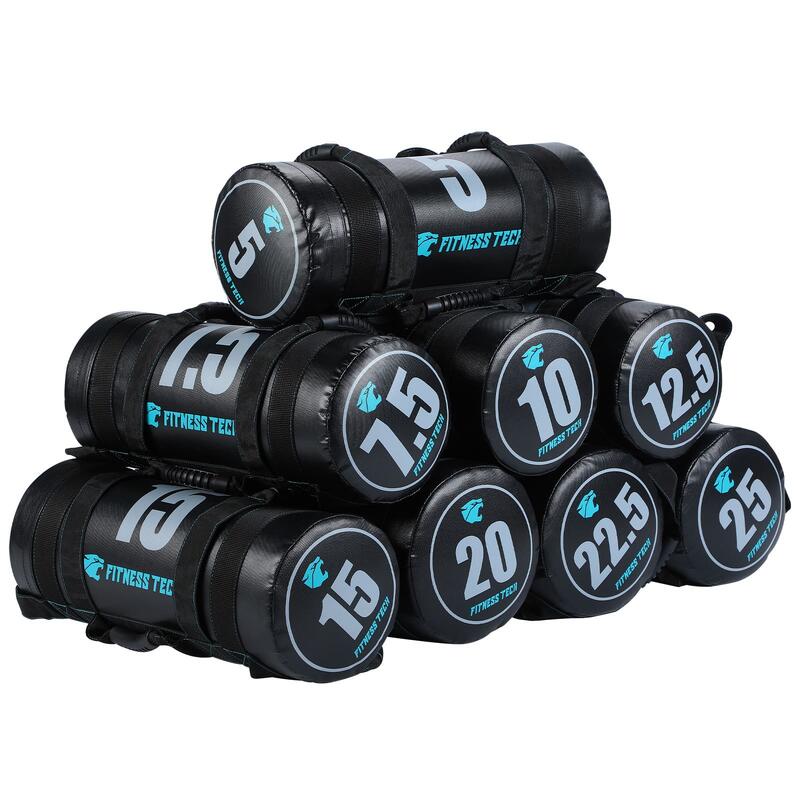 Power Bag Fitness Tech de 15 kg Noir FITNESS TECH | Decathlon